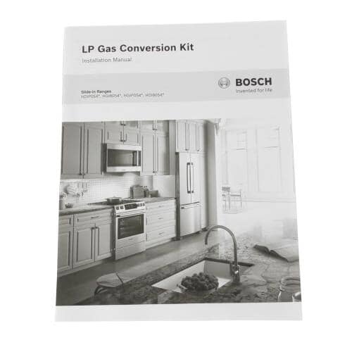 Bosch HGIP054UC/04 Range Lp Conversion Kit — Original Repair Parts